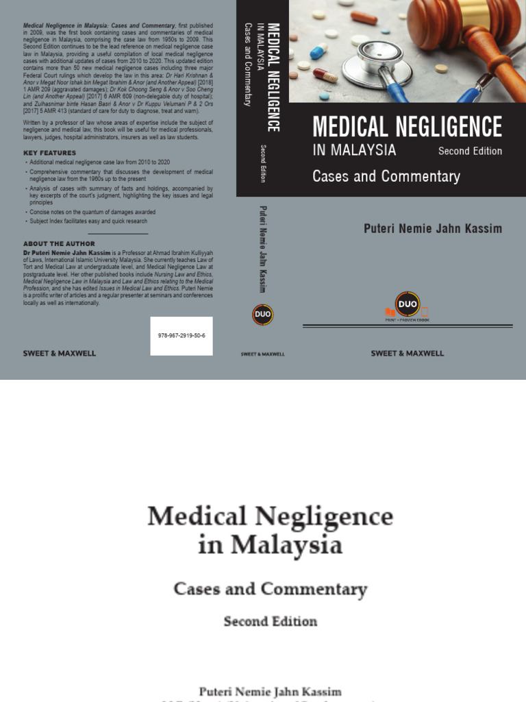 Medical Negligence in Malaysia Cases | PDF | Negligence | Tort