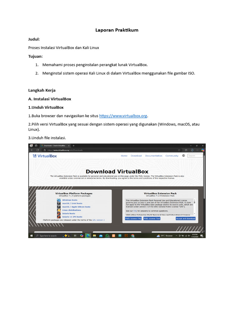 Laporan Praktikum Sistem Operasi | PDF