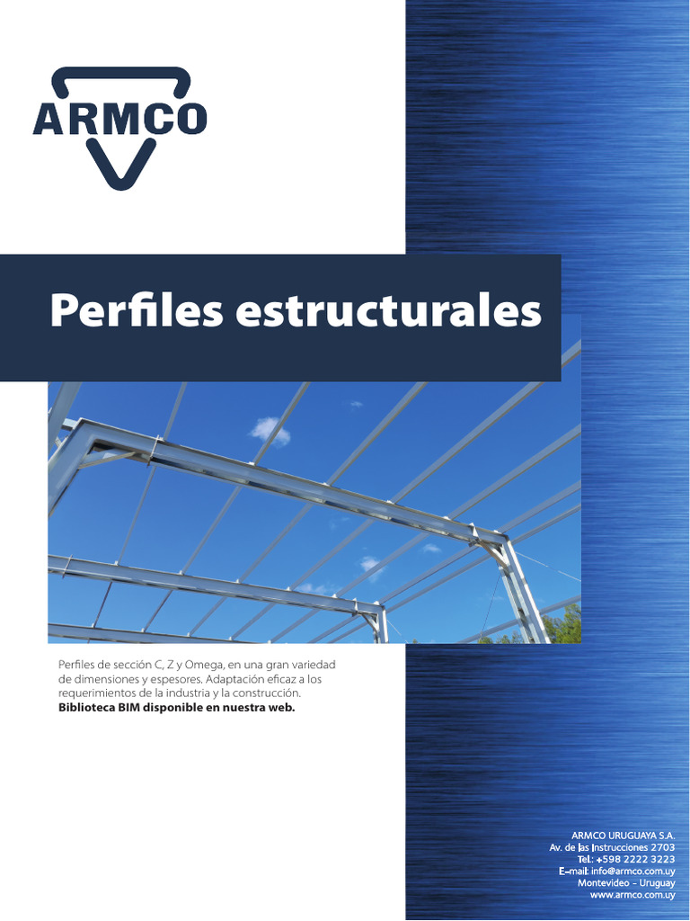 Folleto perfiles estructurales | PDF