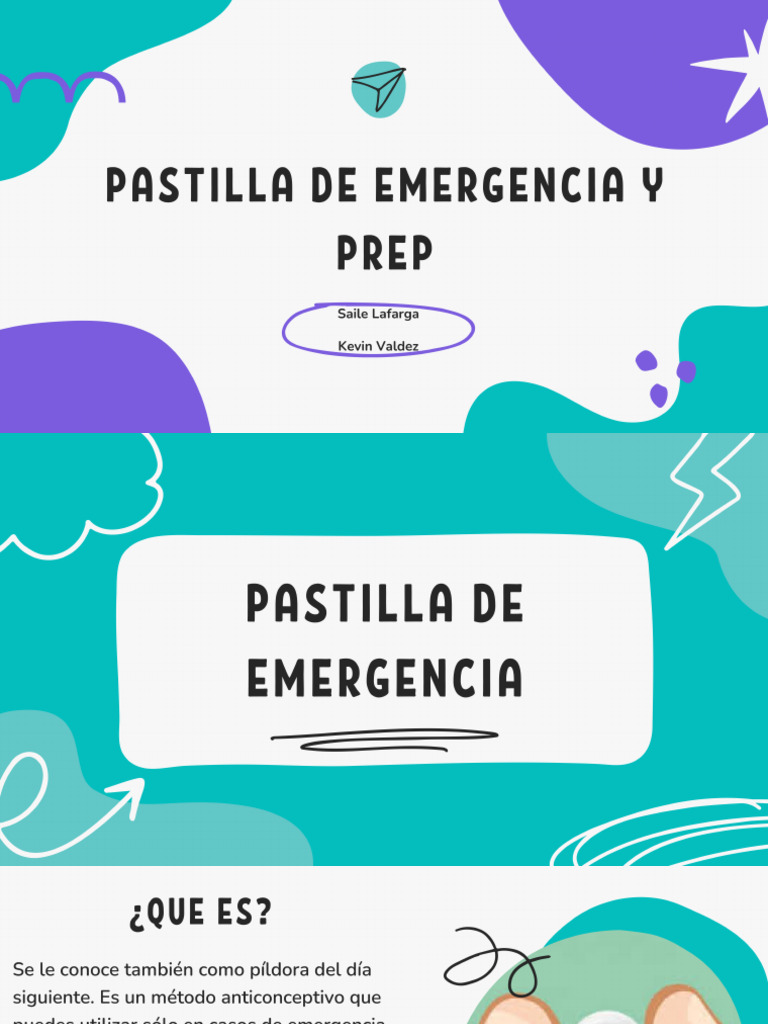 Pastilla de Emergencia y Prep | PDF