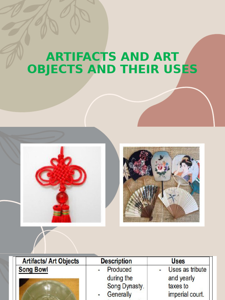 Artifacts and Art Objects and Their Uses | PDF | Body Language | Psychology