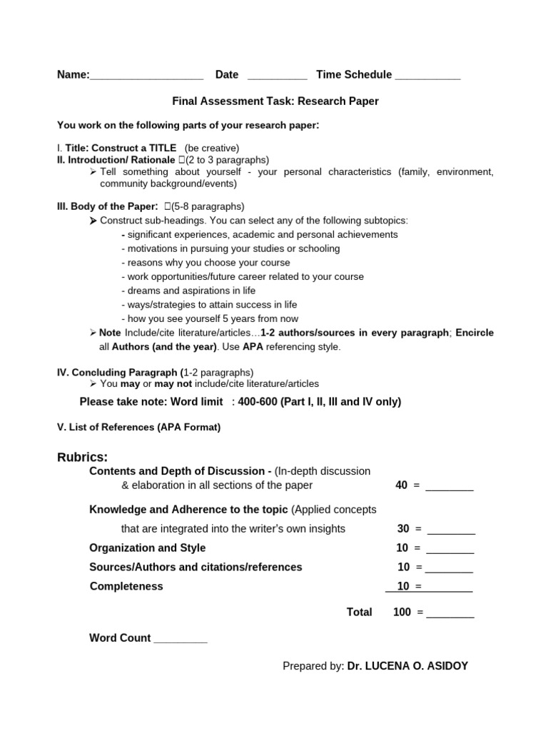 GE2 Dec2024 Final Assessment TASK | PDF