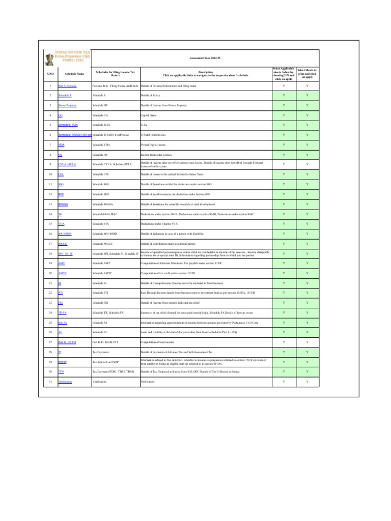 ITR 2 A.xlsm | PDF | Cost Of Living | Alternative Minimum Tax