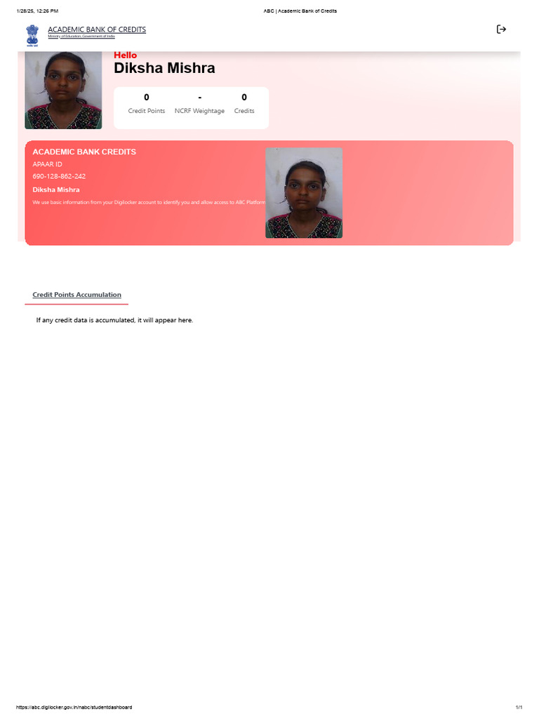 ABC - Academic Bank of Credits | PDF