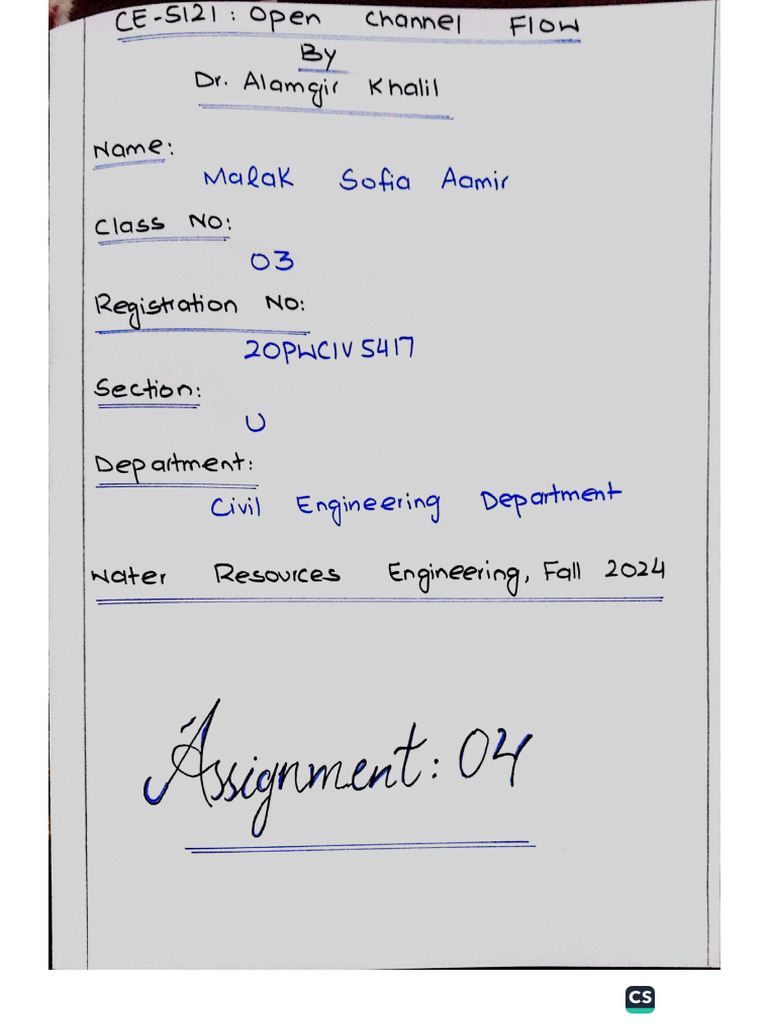 OCF Assignment-04 | PDF