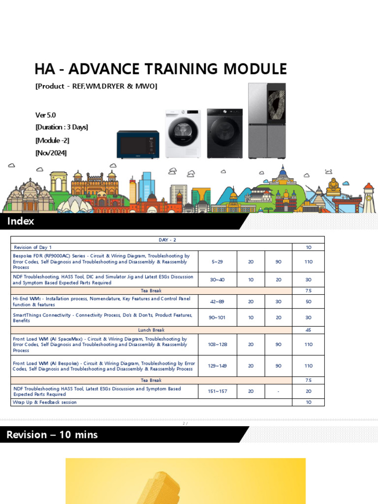HA Advance Training Module (2) - Ver 5.0 | PDF | Refrigerator | Printed ...