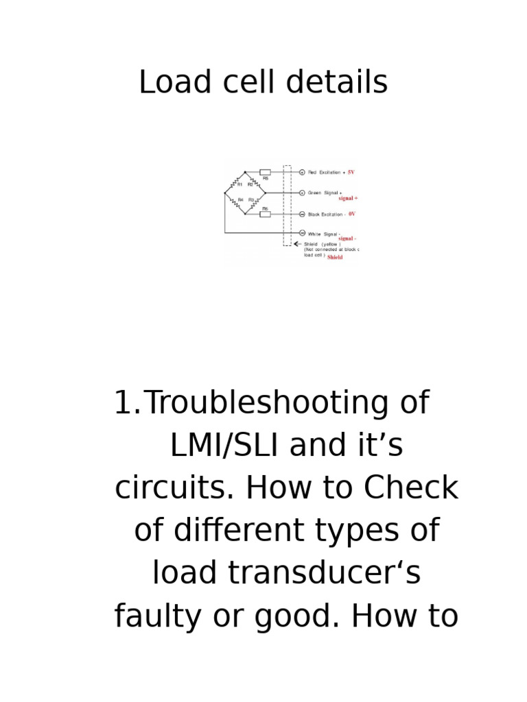 Load Cell Details | PDF