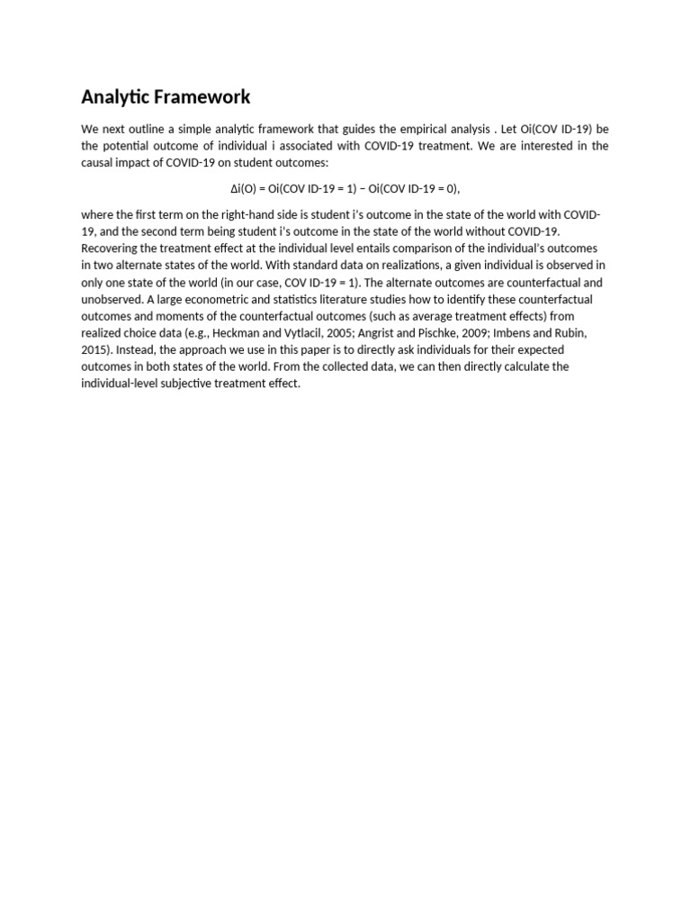 Analytic Framework | PDF