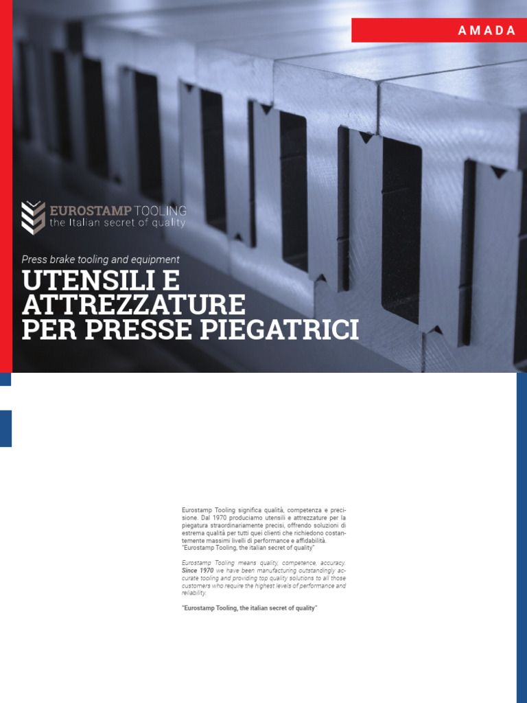 Utillajes para plegado Amada | PDF
