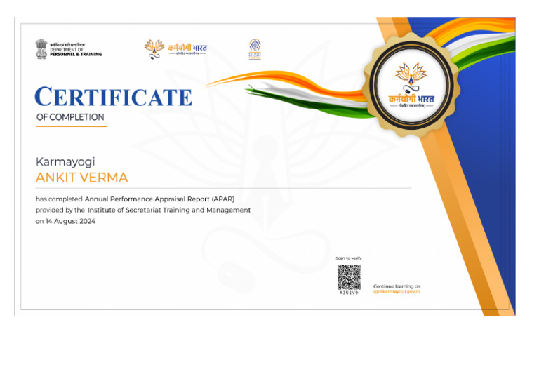 Certificate APAR | PDF