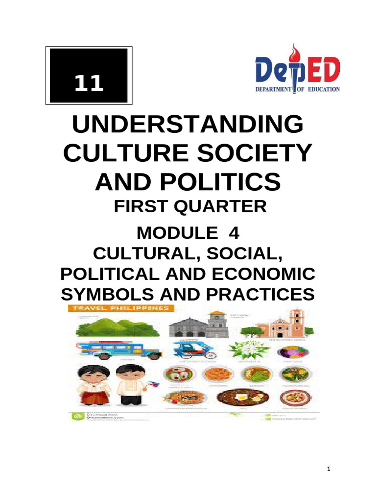 M4 Cultural Social Political and Economic Symbols and Practices | PDF ...
