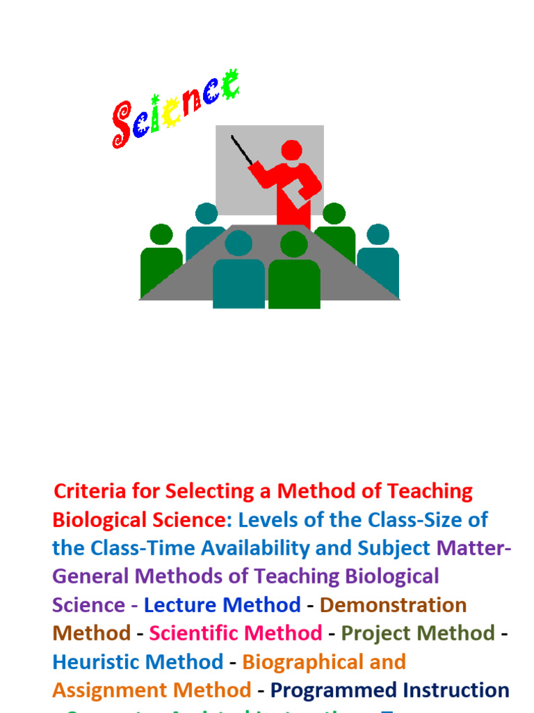 Teaching Methods for Biological Science | PDF | Teachers | Scientific ...