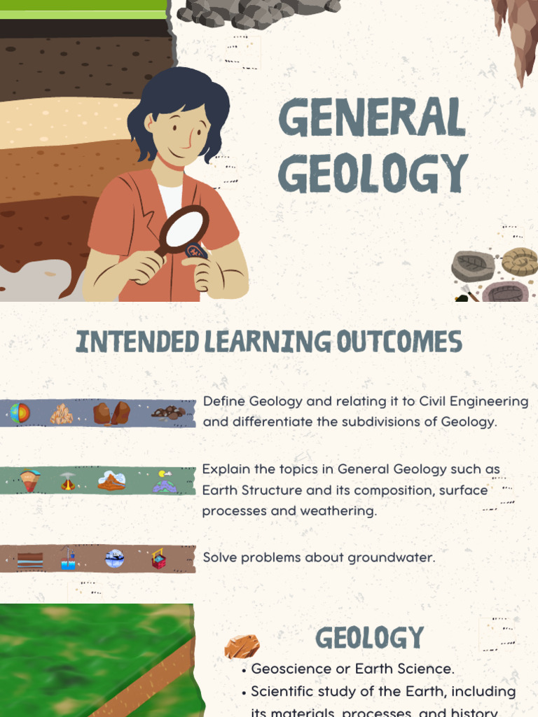 LESSON 1 - General Geology | PDF | Plate Tectonics | Geology