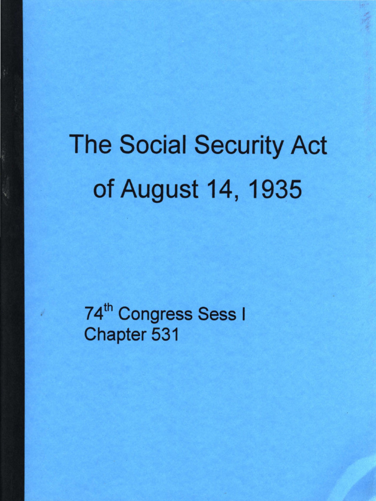 ?? Sociall Security Act 1935 -Robert Vangrud -- the fraud | PDF ...