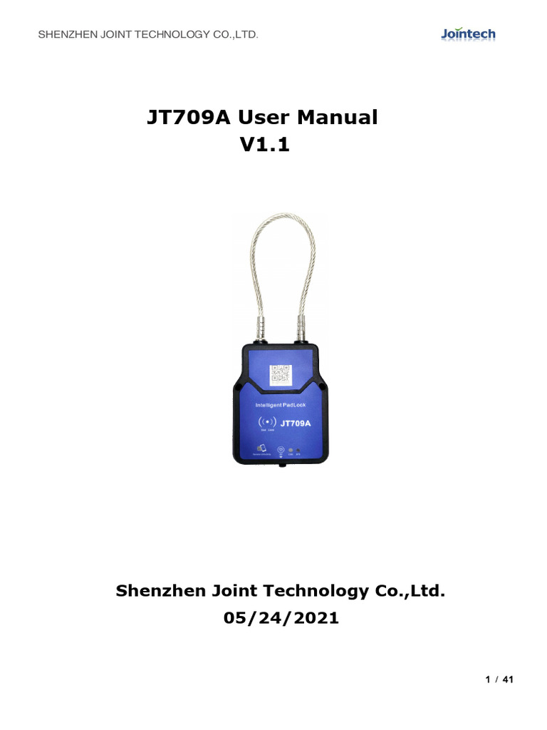 JT709A User Manual Overview | PDF | Radio Frequency Identification ...