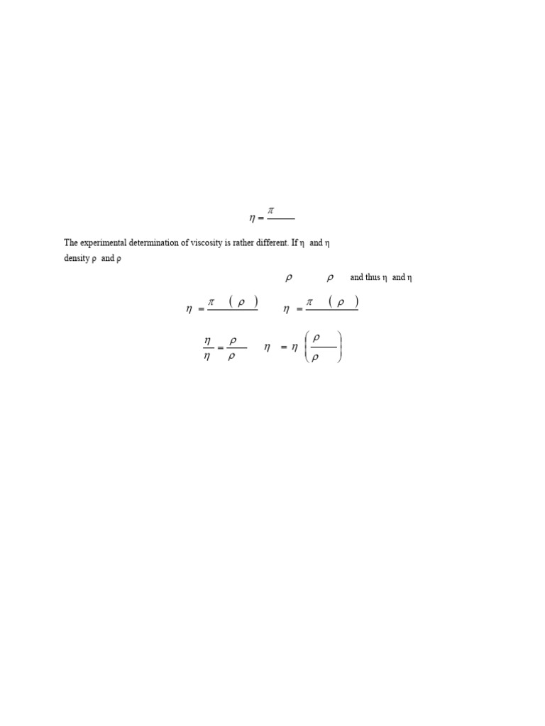 Determination of Viscosity of The Given Liquid by Ostwald Viscometer ...