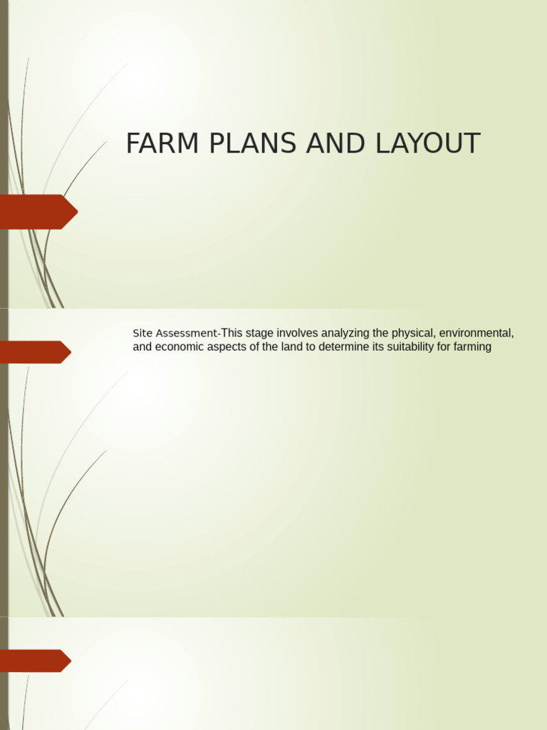 Farm Plans and Layout | PDF