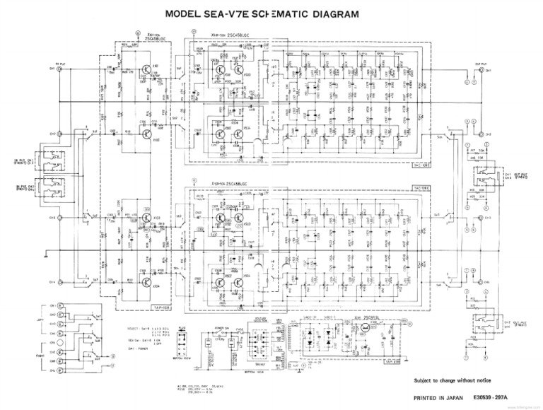 Hfe JVC Sea-V7e Schematic | PDF