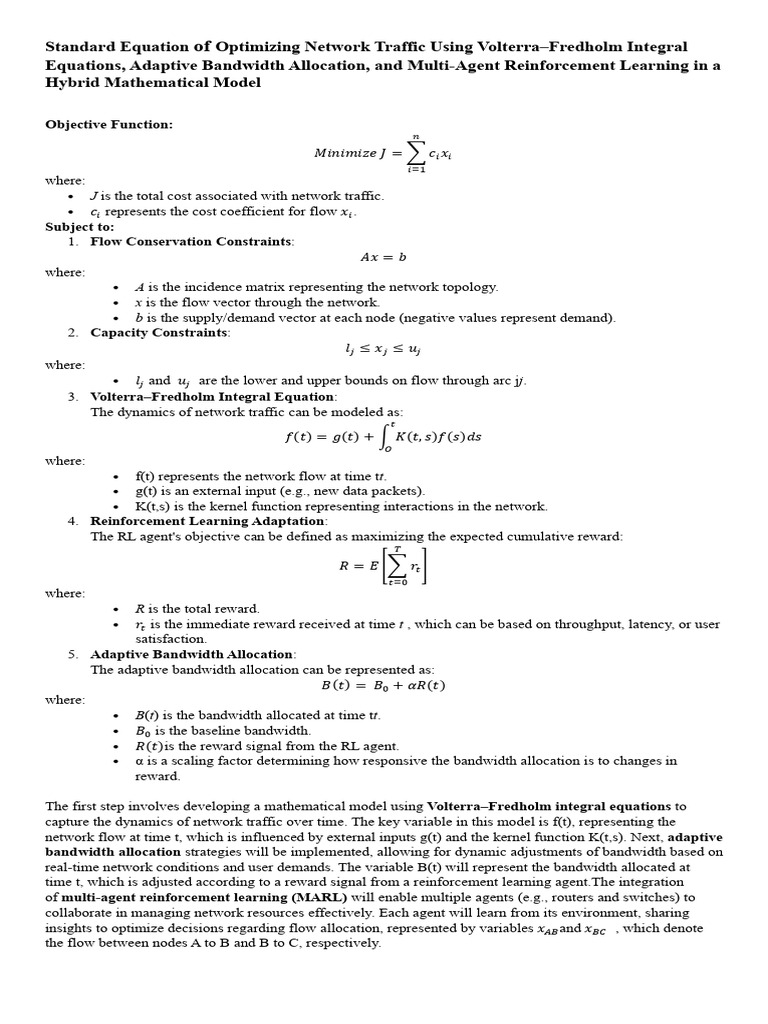 TOPIC 1 | PDF | Computer Network | Integral Equation