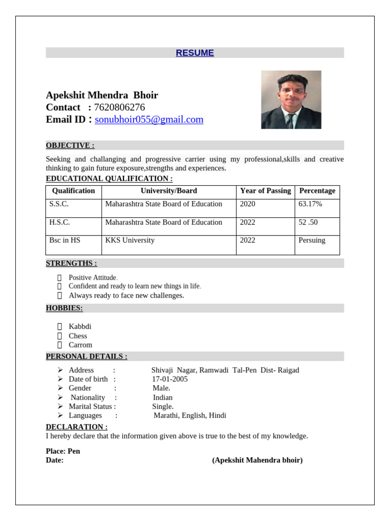 Ab Resume | PDF