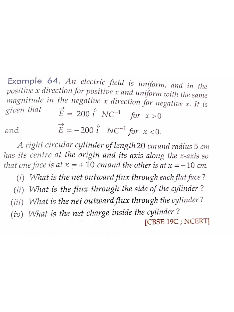 Electric Flux Assignment 6 Electrostatic | PDF