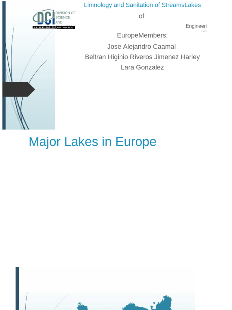 Main Lakes of Europe | PDF | Physical Geography | Water