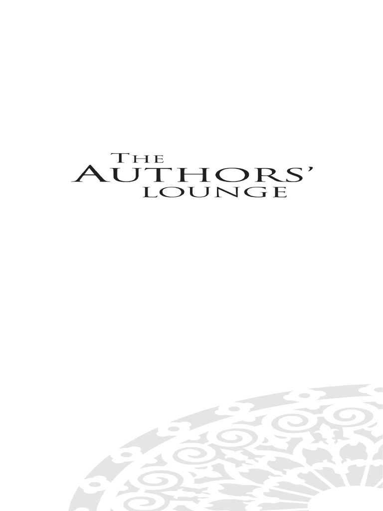Bangkok Restaurant Authors Lounge Drink | PDF