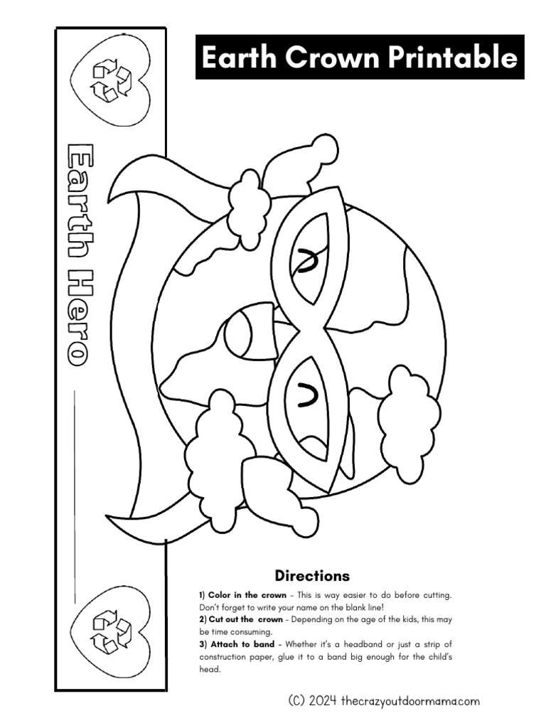 Earth Crown Craft Instructions | PDF