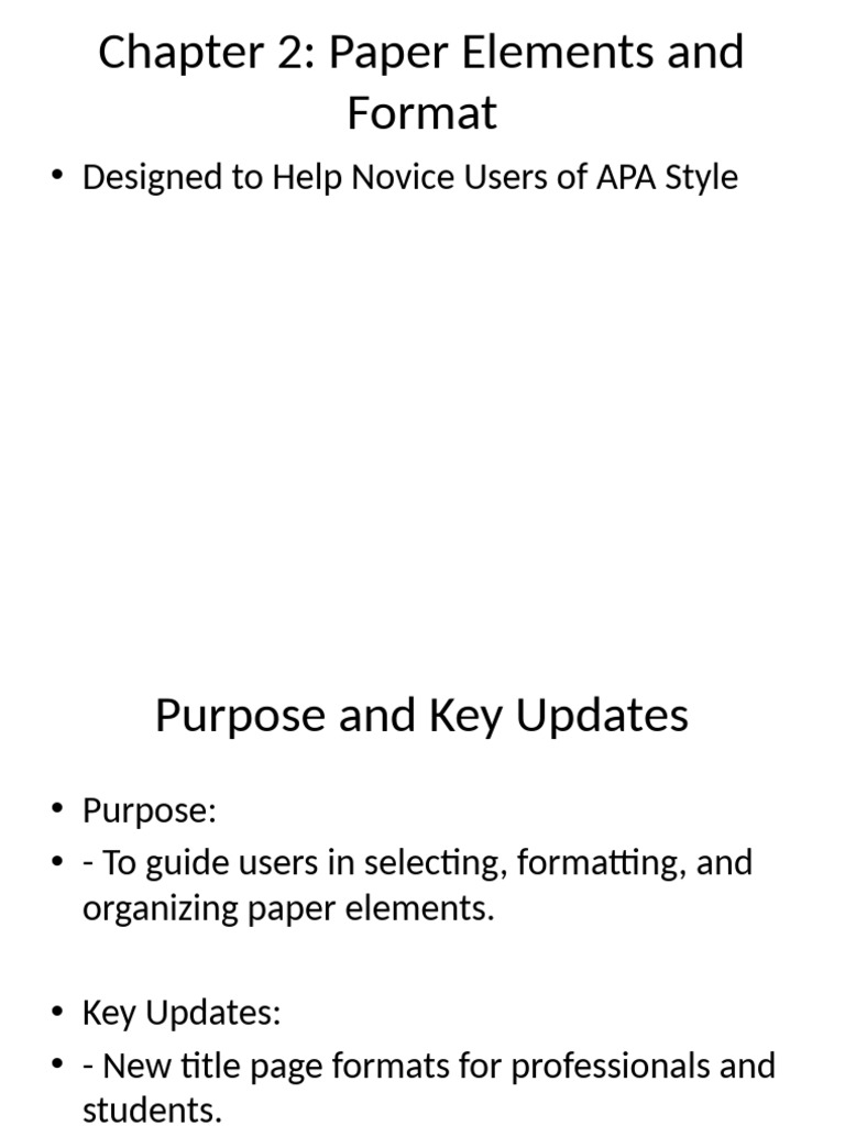 Detailed APA Chapter 2 Slides | PDF | Apa Style | Typefaces