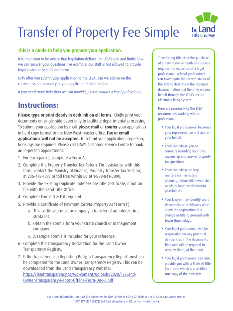 Basic Transfers of Property Fee Simple | PDF | Cheque | Notary Public