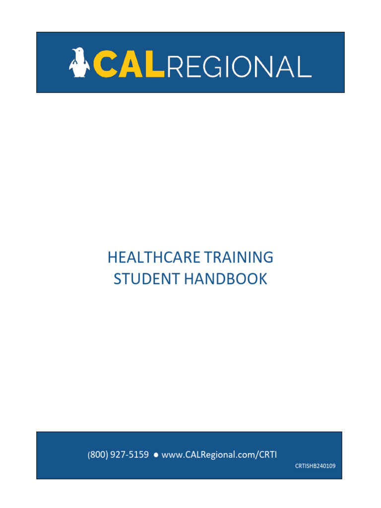 CRTI Student Handbook Overview | PDF | Credit Card | Fee