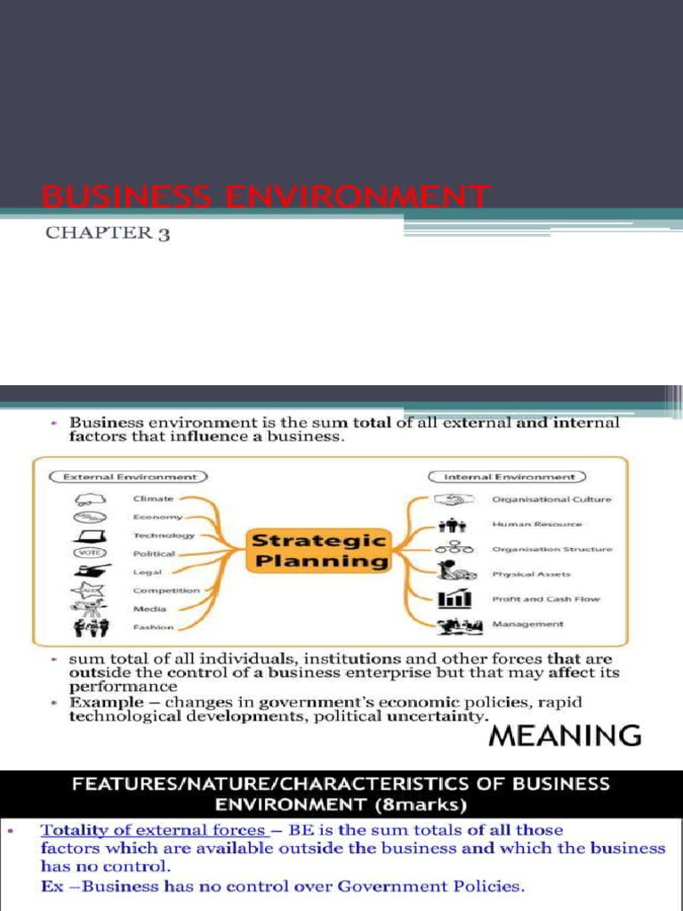 Business Environment | PDF