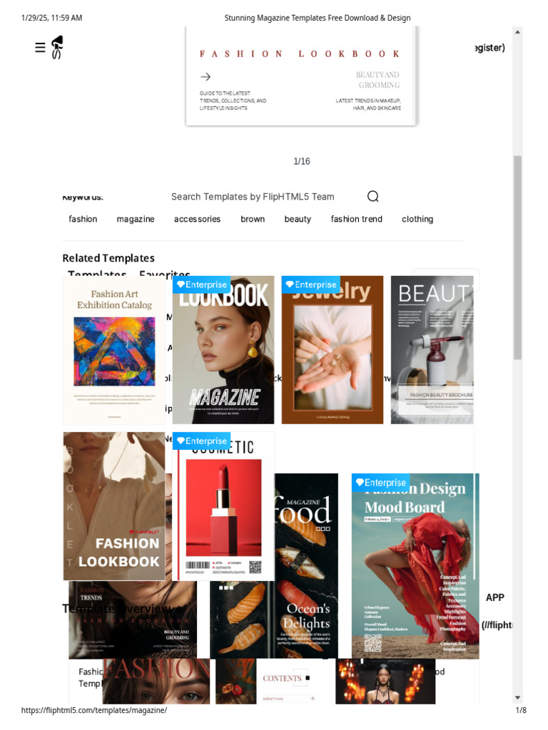 Stunning Magazine Templates Free Download & Design | PDF | Fashion