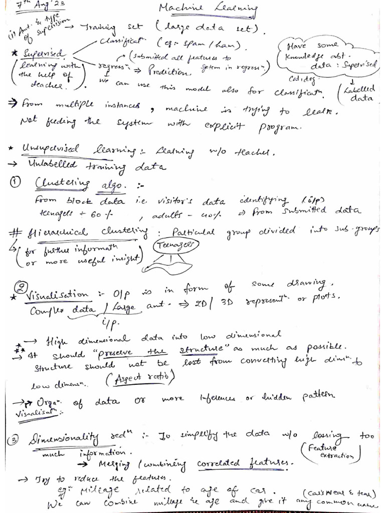 ML Notes | PDF
