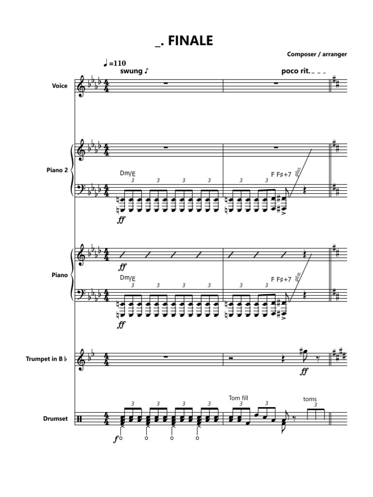 Finale | PDF | Musical Compositions | Musical Techniques