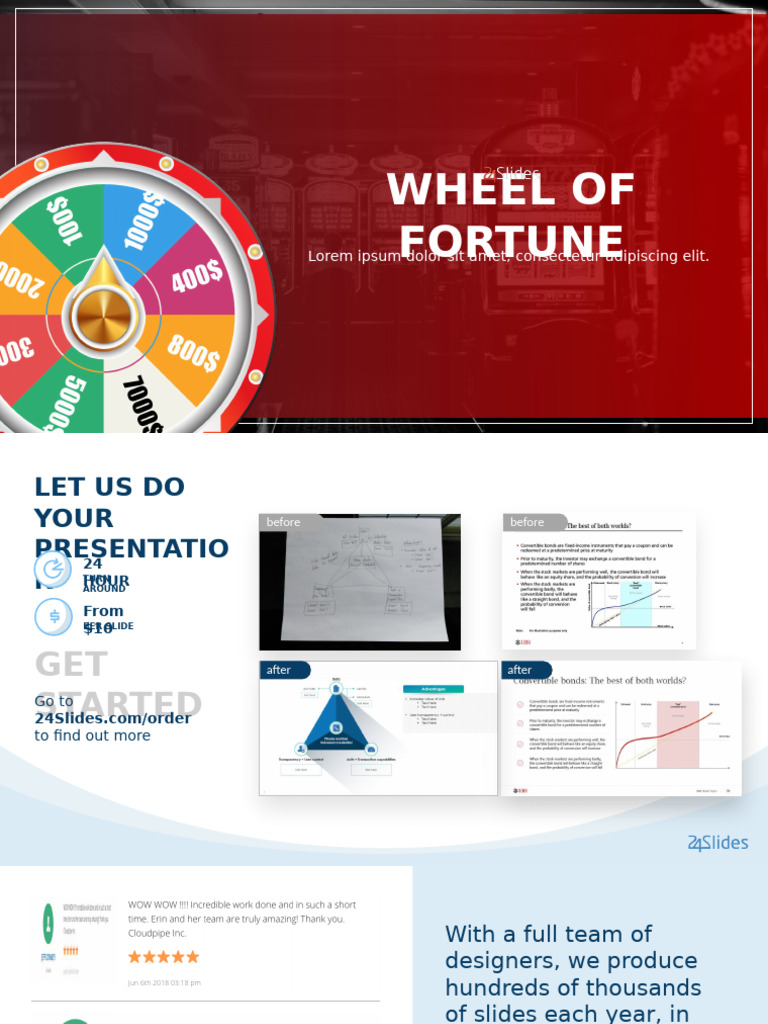 Wheel of Fortune Template - Creative | PDF