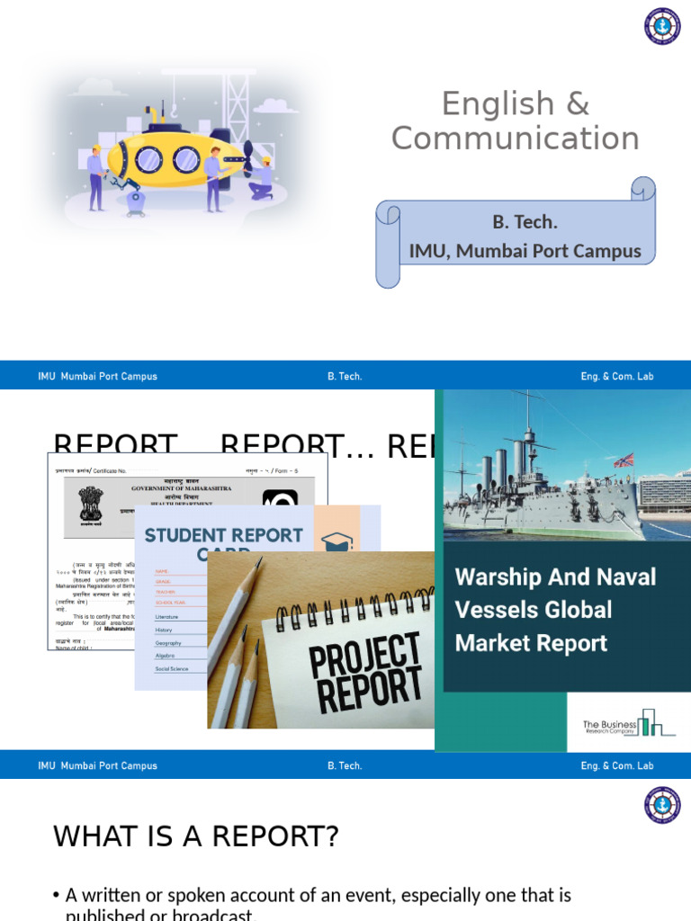 Report Points For B Tech. | PDF