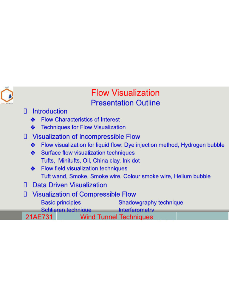 Flow Visualizations | PDF