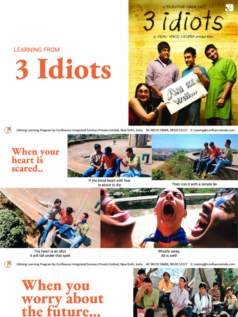 Learning From 3 Idiots - Confluence | PDF