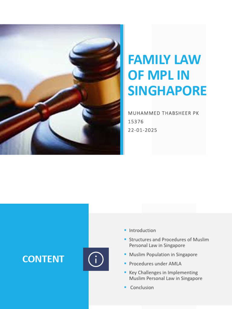 MPL IN SINGAPORE | PDF | Sharia | Marriage