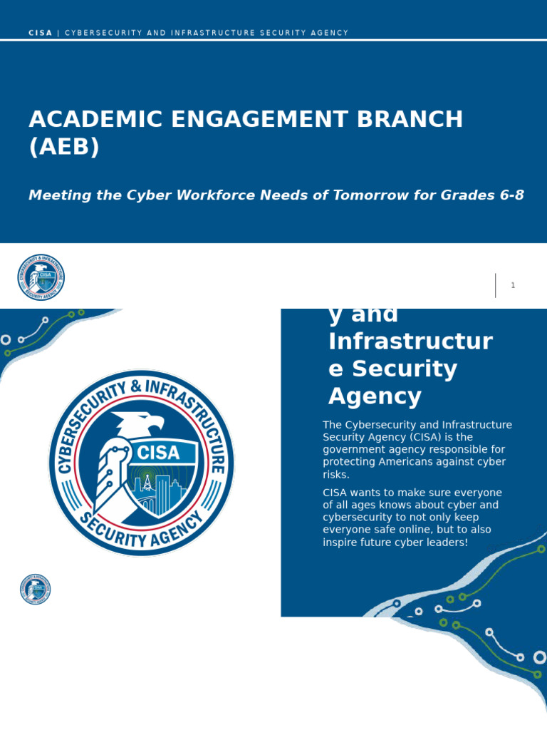 Cybersecurity Education for Grades 6-8 | PDF