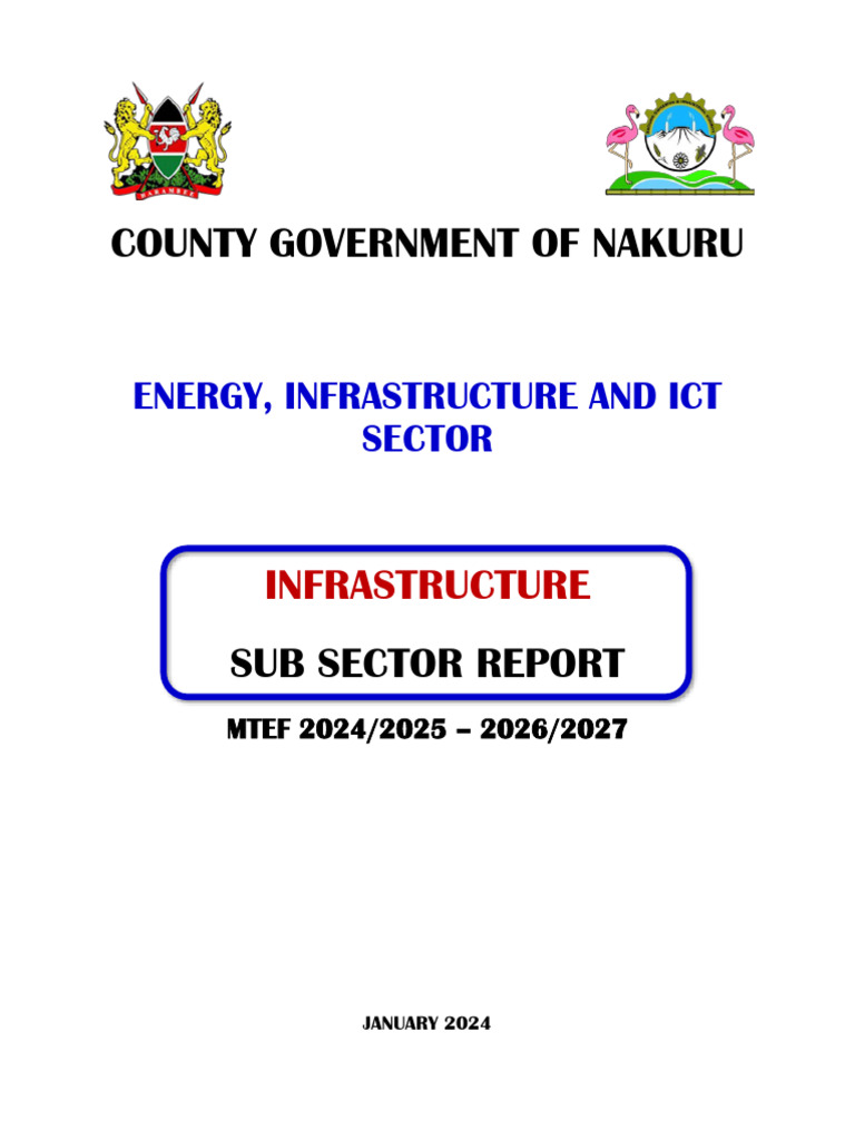 5. Infrastructure Sub Sector Report 2023 Final 1 | PDF | Infrastructure ...