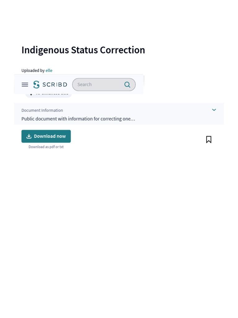 Indigenous Status Correction - PDF - Registered Mail - Voter ...