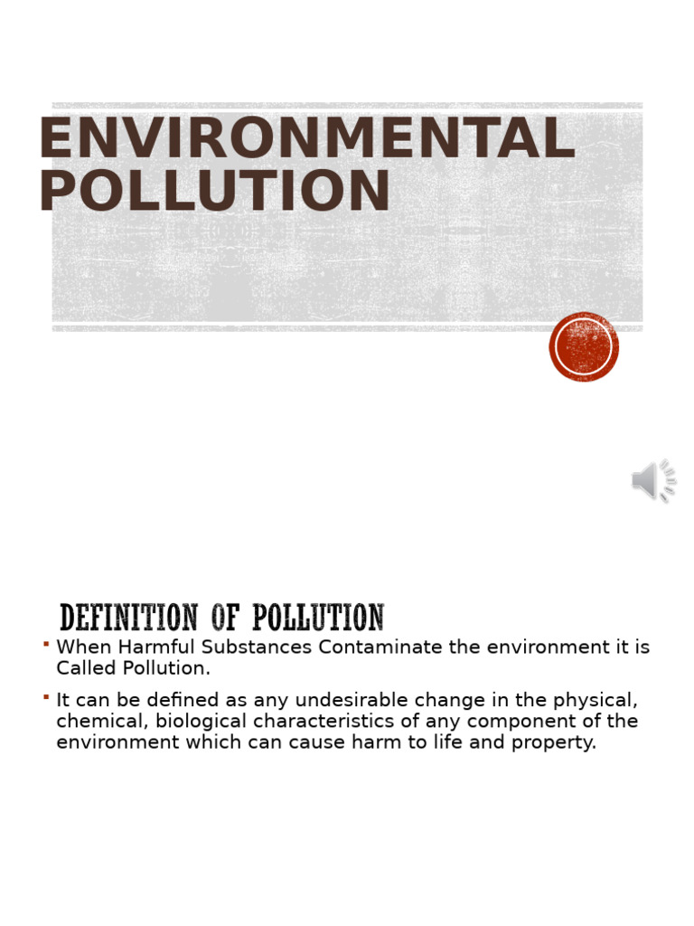 Understanding Environmental Pollution | PDF | Air Pollution | Waste