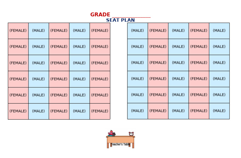 SEAT-PLAN-maximum-of-60-learners | PDF