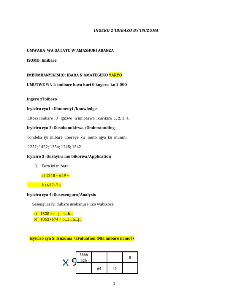 P3 Maths Model Questions - Doc 18 - 04 - 2018 | PDF