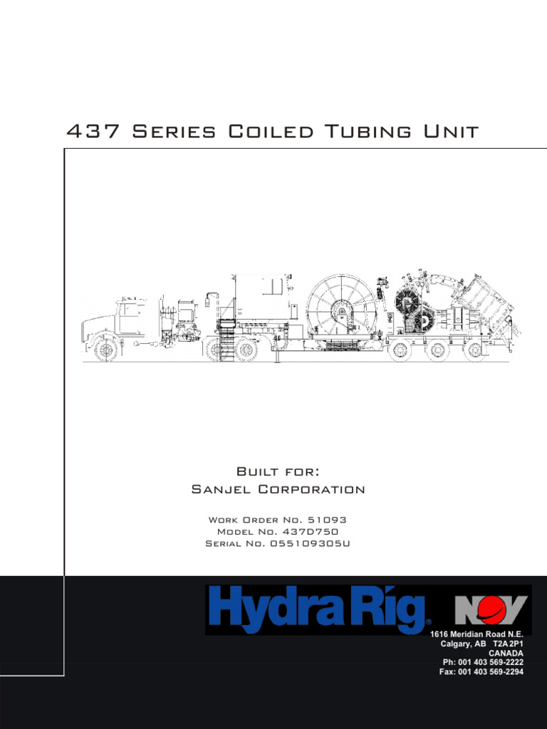 Hydra Rig 437 Series CTU General Reference Manual-Part-1 | PDF | Pump ...