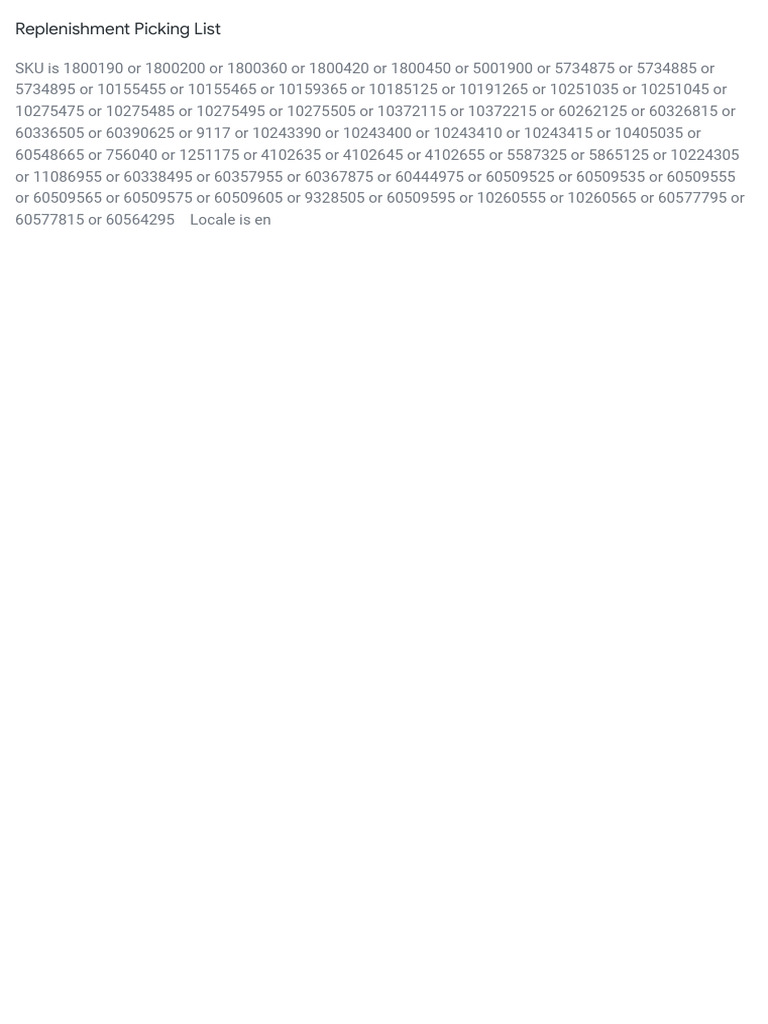 Halwani Cuisine Replenishment List | PDF | Cuisine | Foods