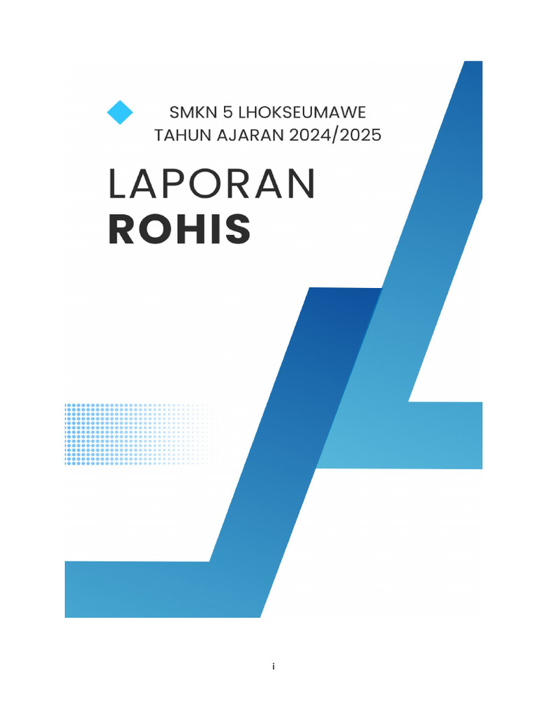 Laporan Rohis 2024- 2025 Sem 1 | PDF
