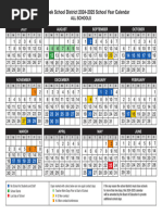2025 2026 All Elem Reg SS Calendar | PDF | Entertainment Events ...